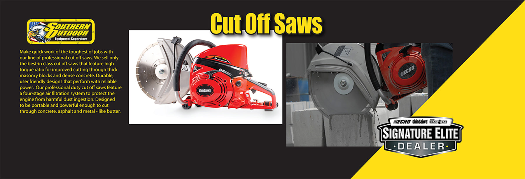 POWER- Cut Off Saws – Southern Outdoor Equipment Superstore
